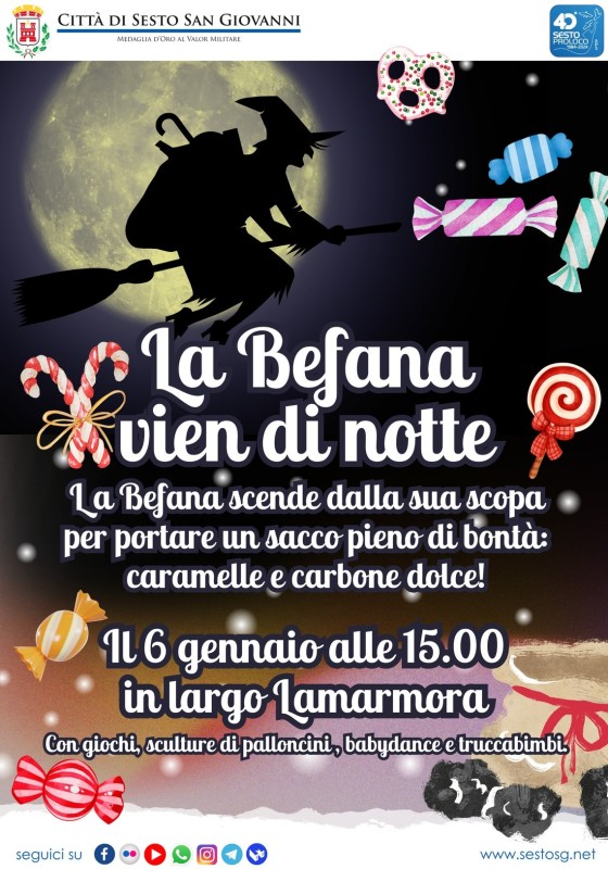 La Befana Vien di Notte 2026 - Sestoproloco - Pro Loco di Sesto San ...